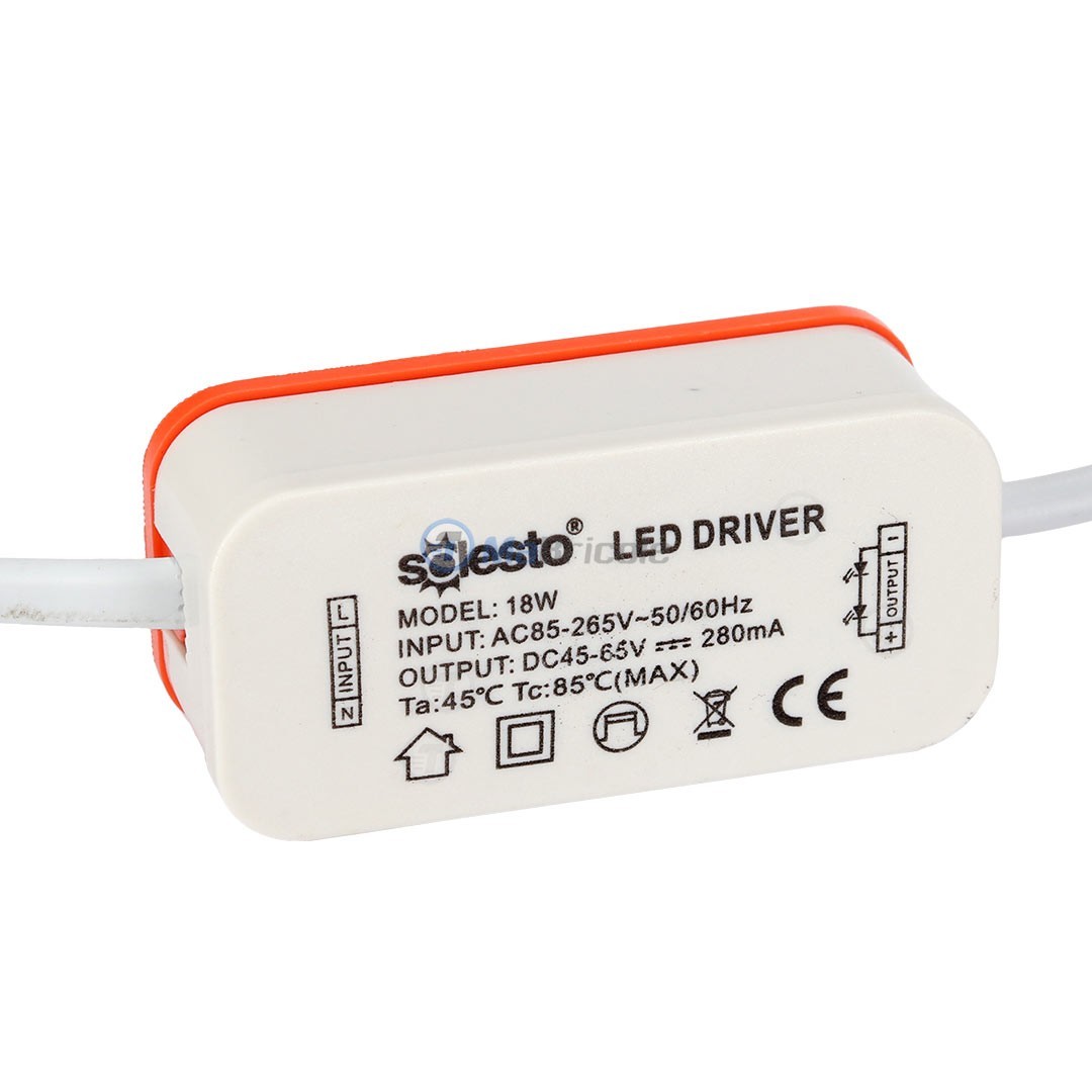 Spot LED 3D 18W Ø 90mm avec transformateur SOLESTO