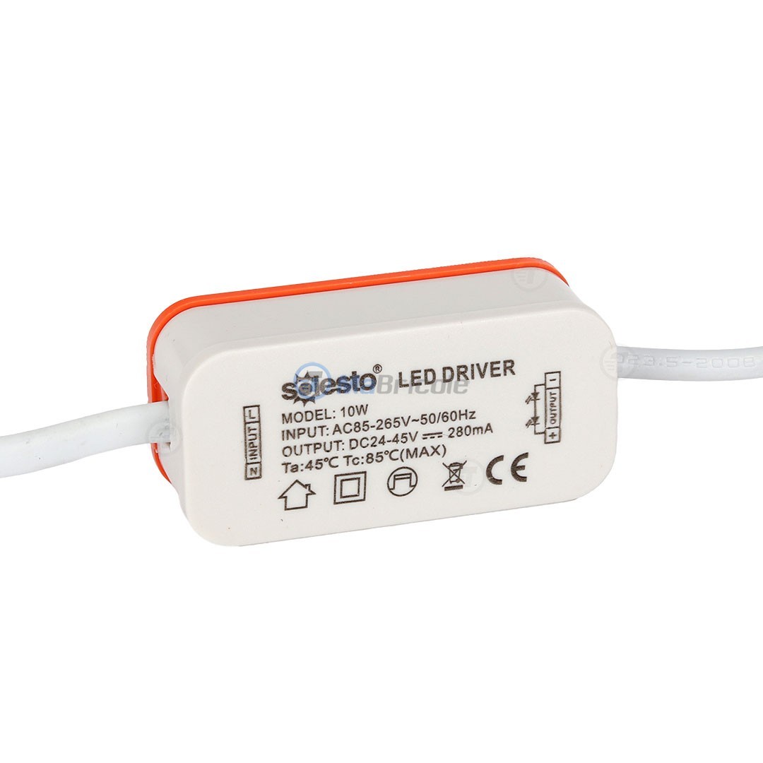 Spot LED 3D 10W Ø 60mm avec transformateur SOLESTO | SEL3D60B-10W