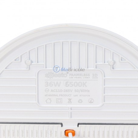 Spot LED 3D 36W Ø 200mm avec transformateur SOLESTO | SEL3D200B-36W