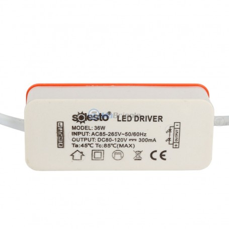 Spot LED 3D 36W Ø 200mm avec transformateur SOLESTO | SEL3D200B-36W