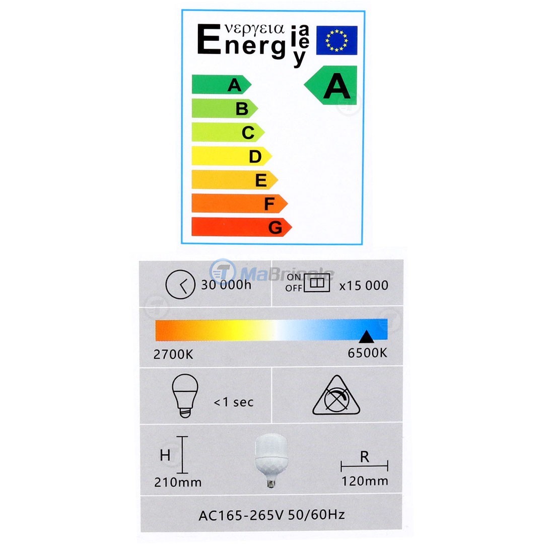 Lampe LED 50W E27 MODERN ELECTRIC