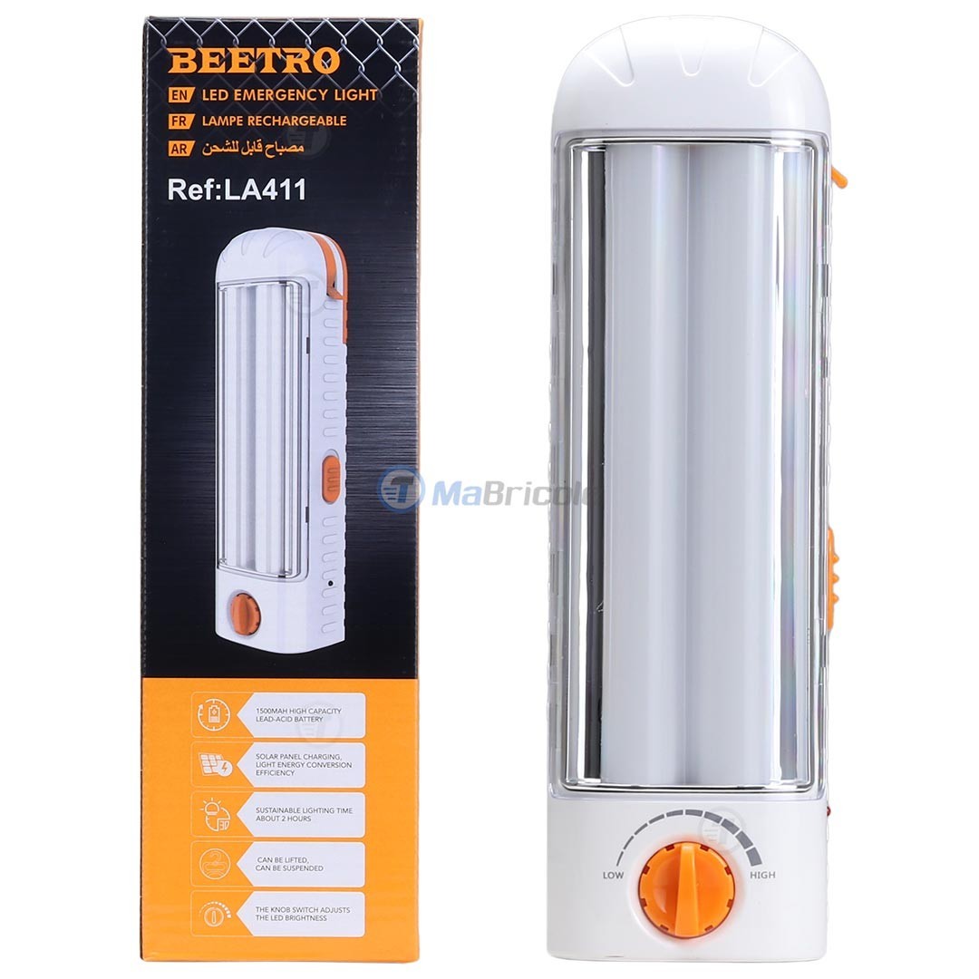 Lampe LED rechargeable 1500mAh BEETRO