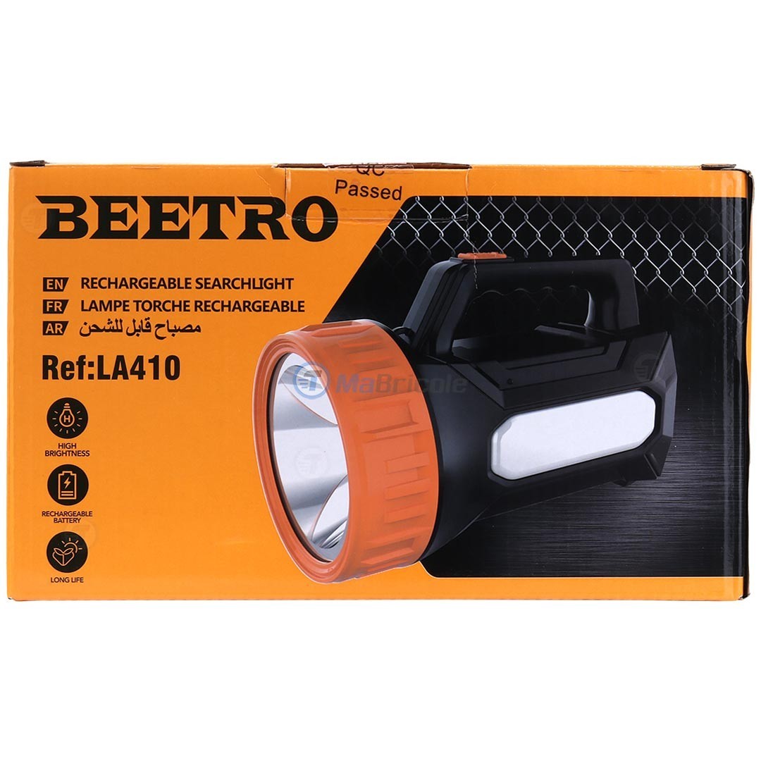 Lampe torche LED rechargeable à lumière forte 3000mAh BEETRO | LA410 ...